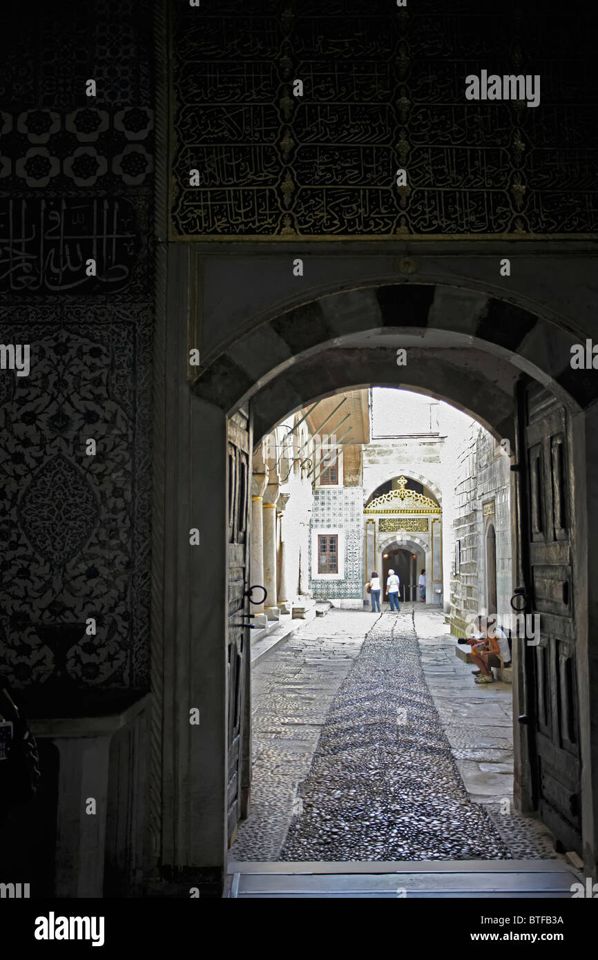Istanbul Topkapi palace Harem courtyard of the black Eunuchs Stock ...