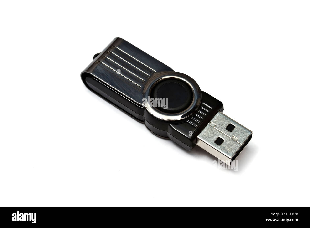 USB storage drive isolated on white Stock Photo - Alamy