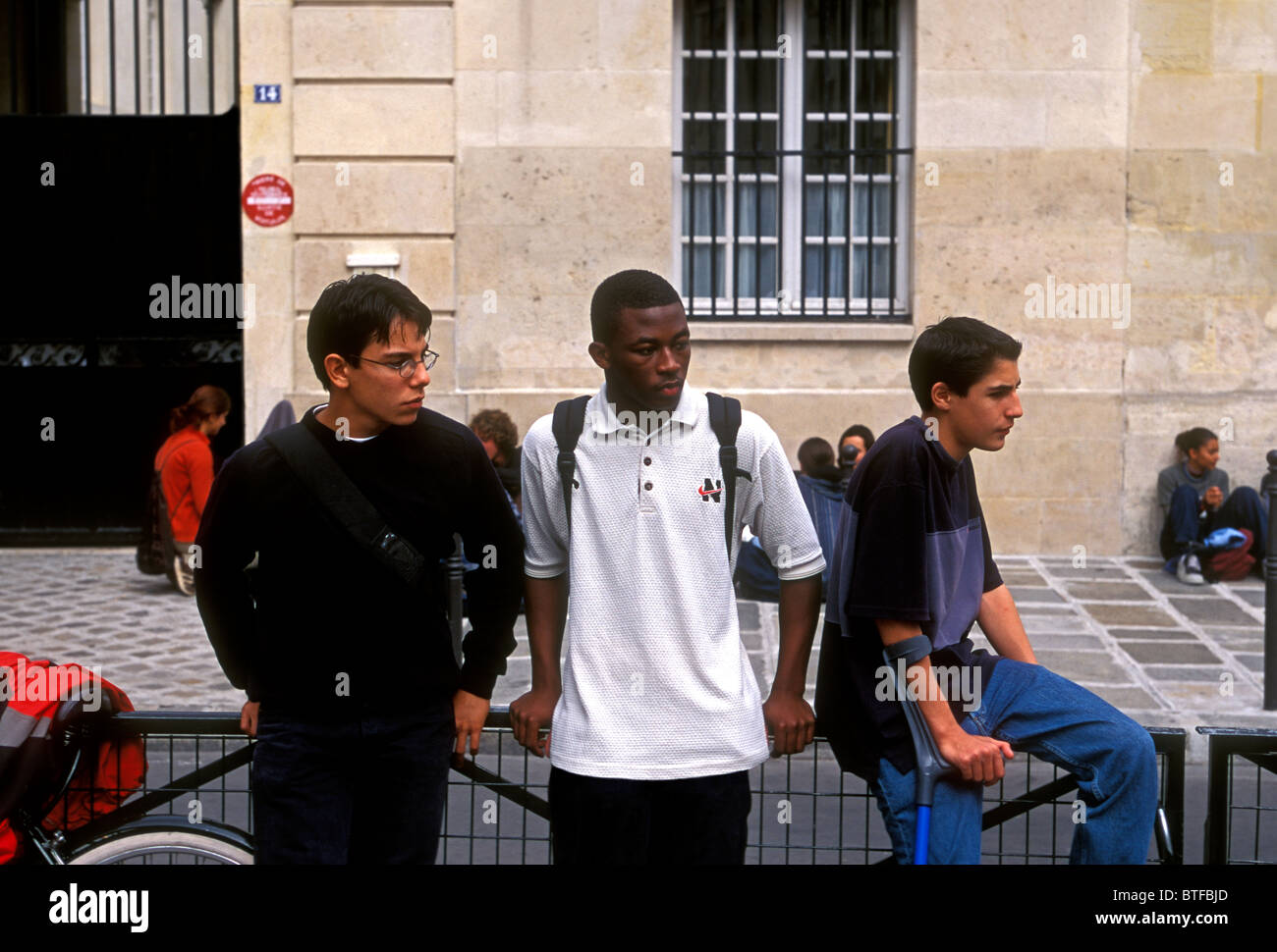 French students, French teens, French teenagers, teenagers, students ...