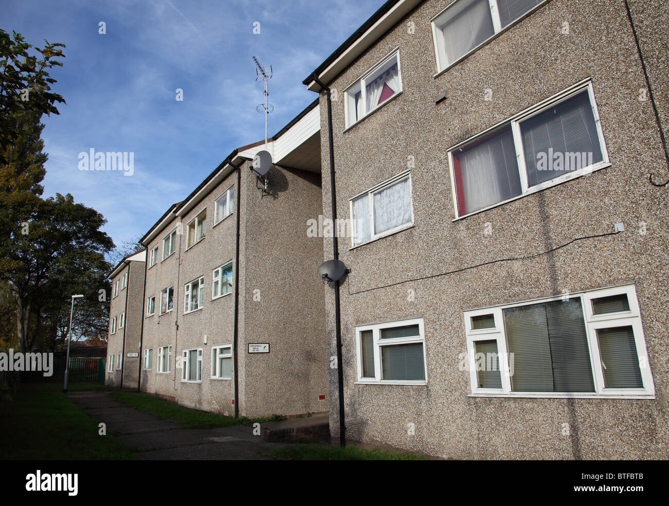 Social housing in Bulwell, Nottingham, England, U.K Stock Photo - Alamy