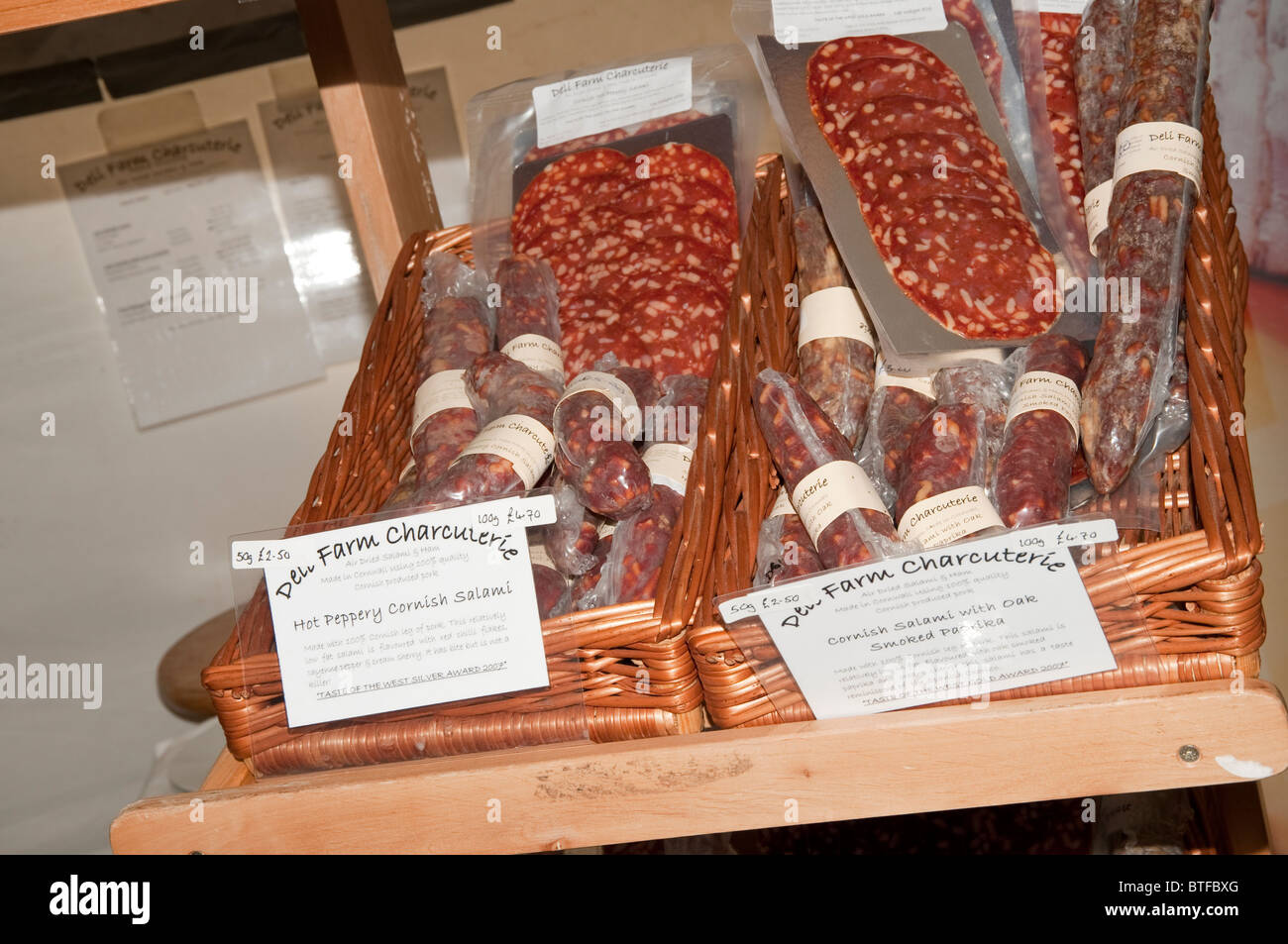 Selection of cold cuts, Truro Food and Drink Festival Stock Photo - Alamy