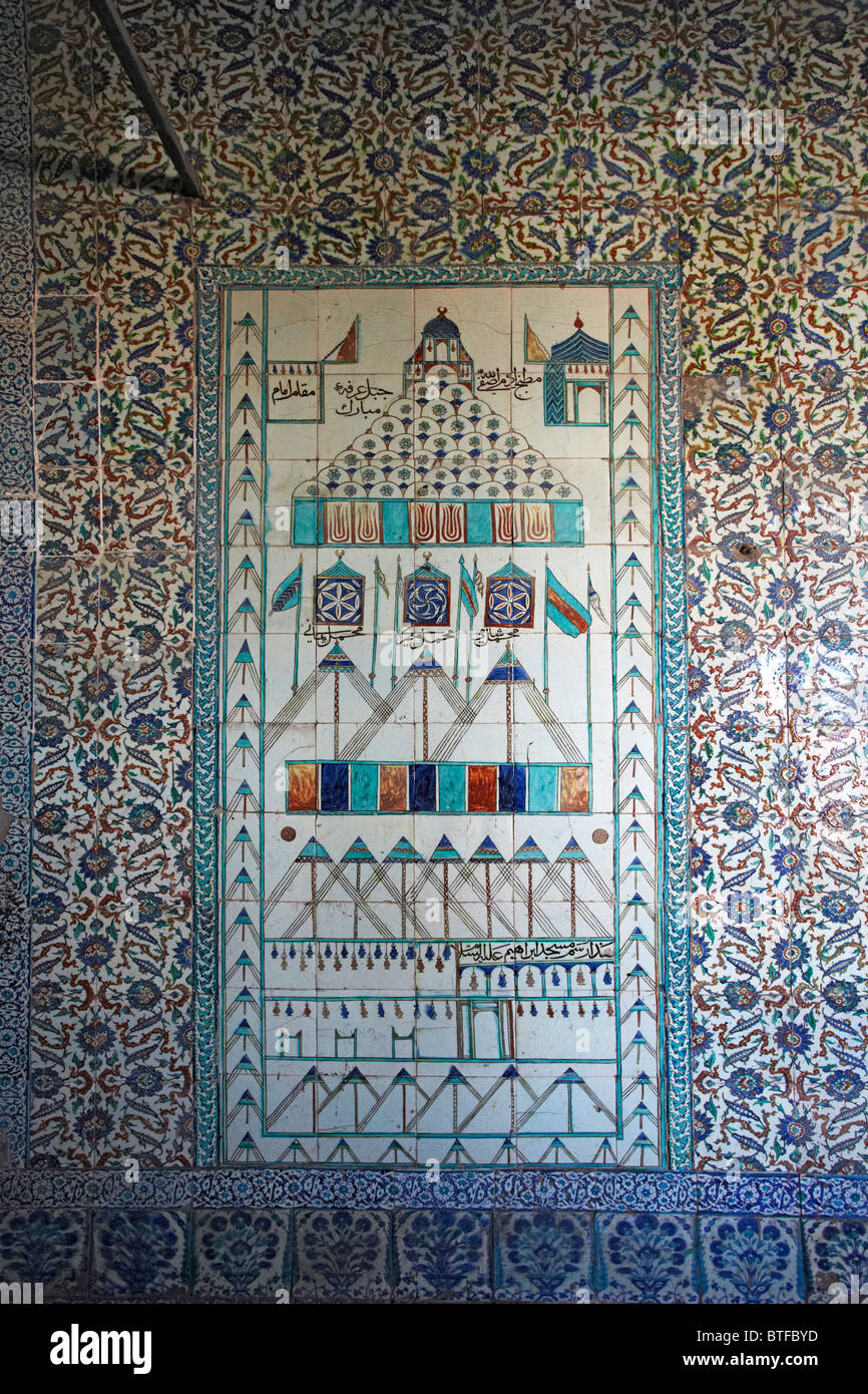 Istanbul Topkapi palace wall mosaic Stock Photo - Alamy