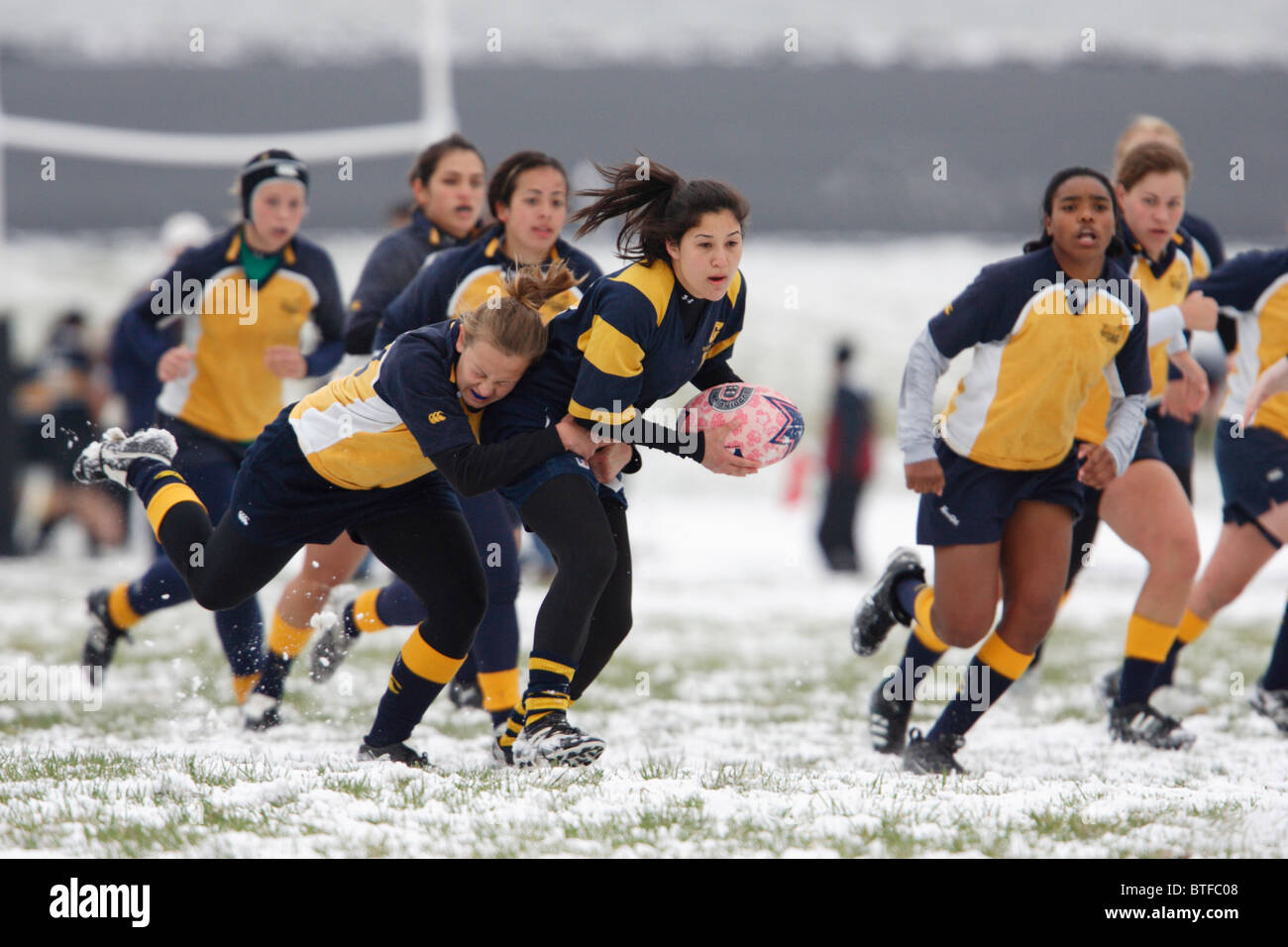Rugby players in action hi-res stock photography and images - Alamy