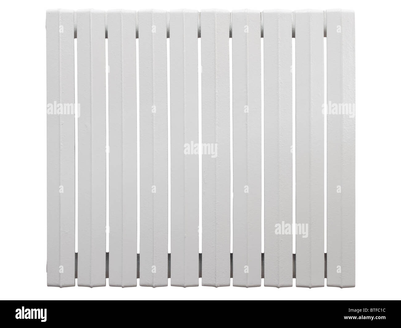 Cast iron radiator. Isolated on white background Stock Photo - Alamy