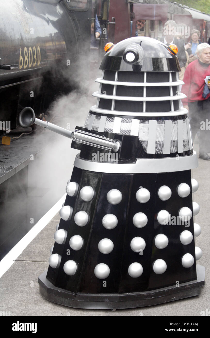 Dalek at Consall station Stock Photo - Alamy