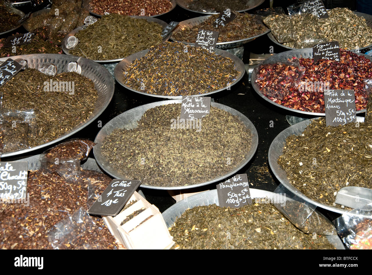 Mixed Herbs and Spices on Display at Chocolate Trade Show, "La Route ...