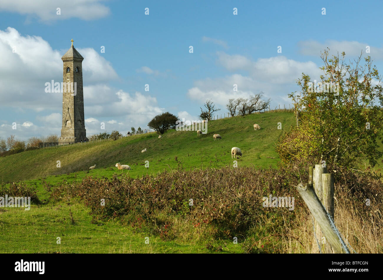 Tyndale Monument, North Nibley, Gloucestershire Stock Photo - Alamy