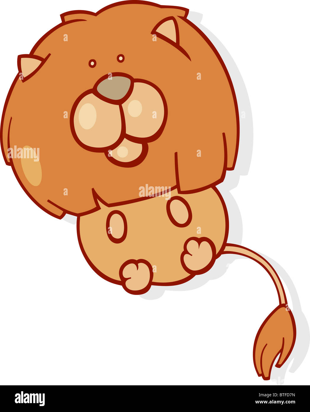Illustration of leo zodiac sign Stock Photo - Alamy