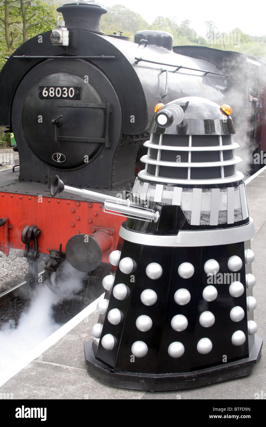 Dalek at Consall station Stock Photo - Alamy