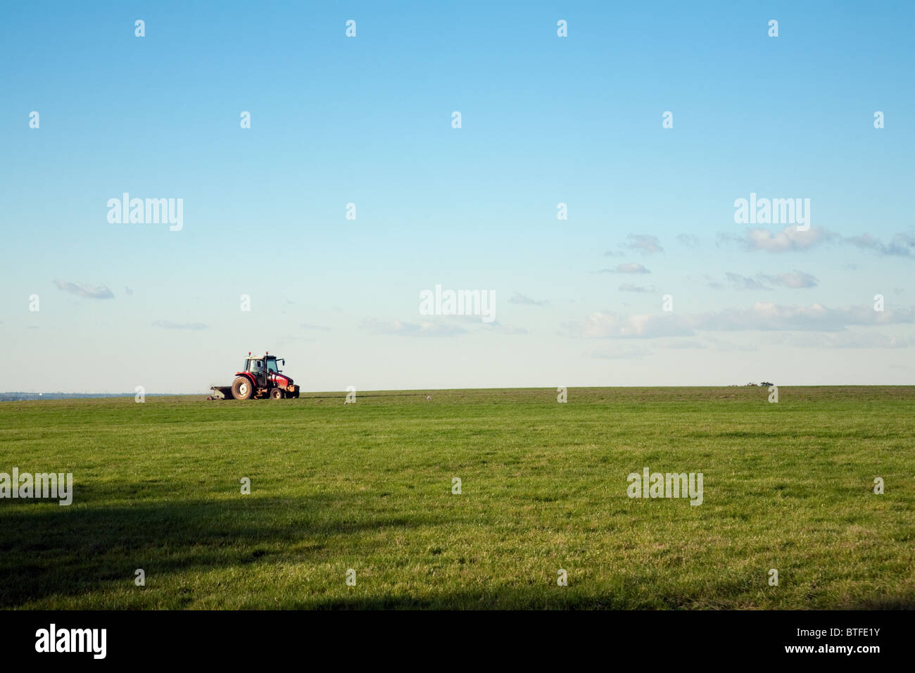 Tractor cutting grass hi-res stock photography and images - Alamy