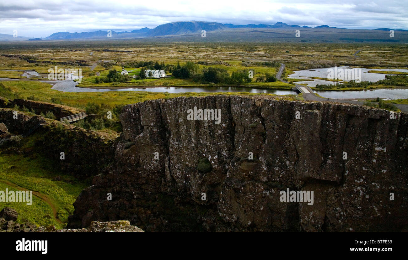 Almannagja rift hi-res stock photography and images - Alamy