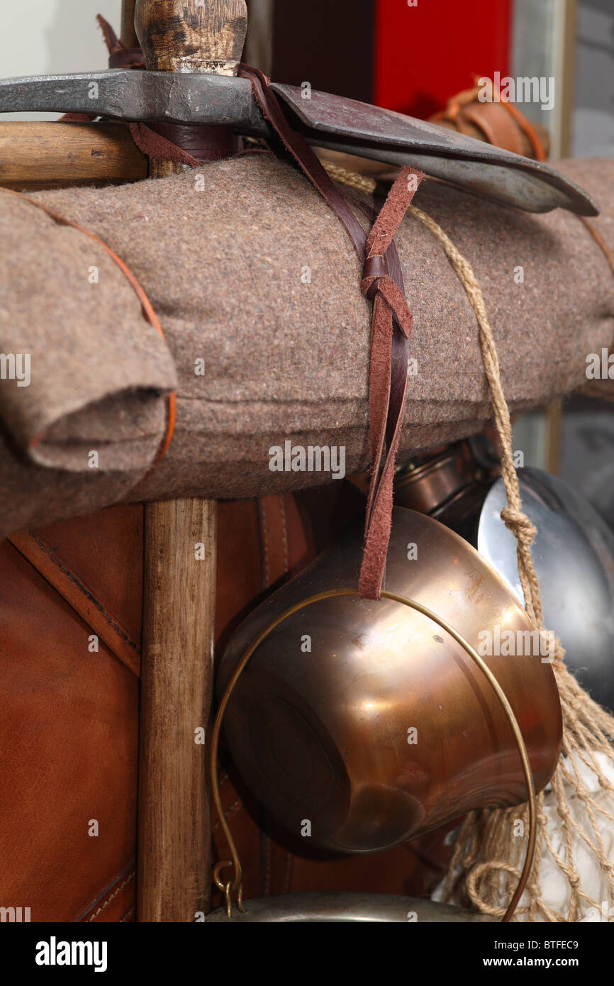 Roman back pack Stock Photo - Alamy