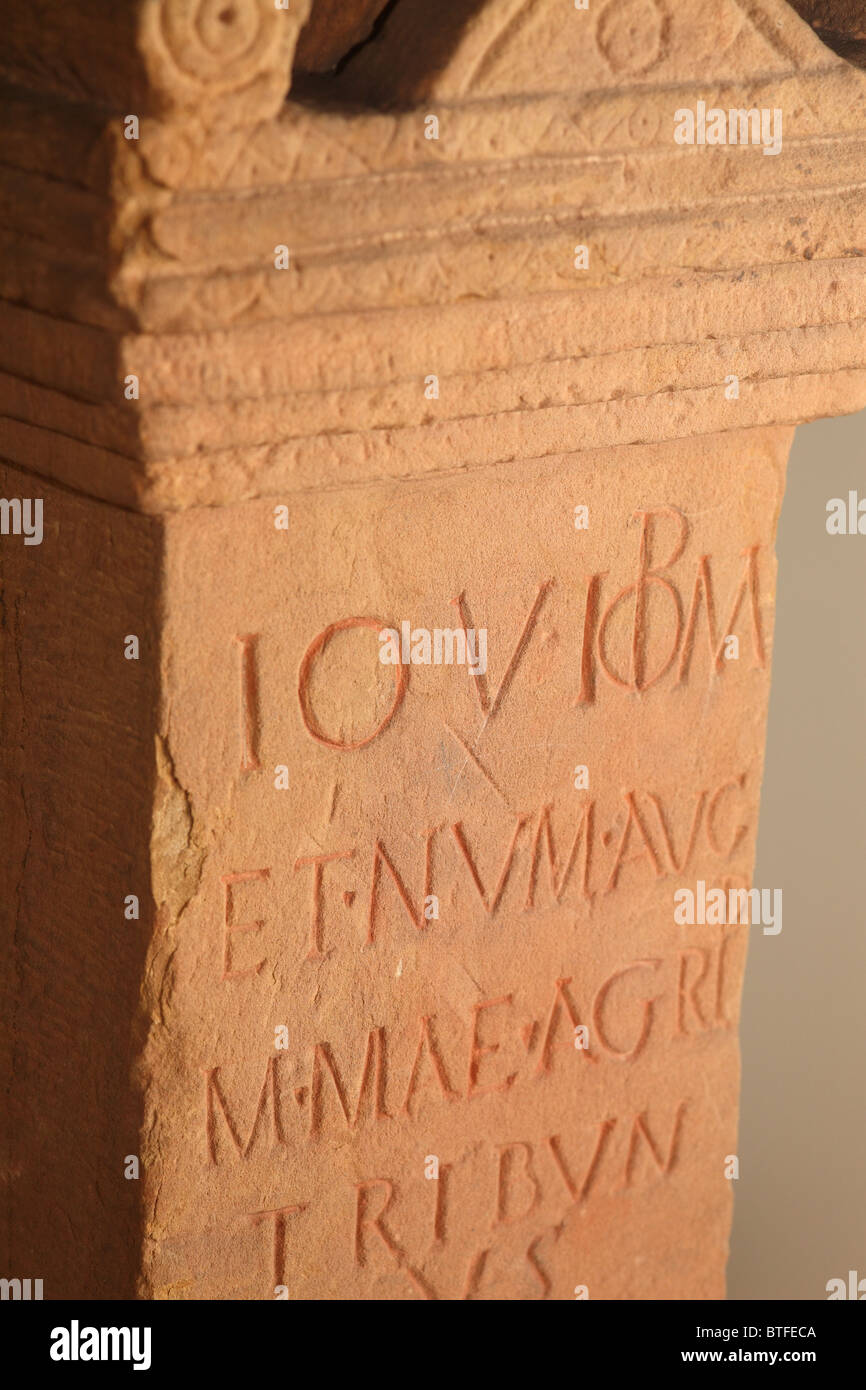 Roman alter stone Stock Photo - Alamy