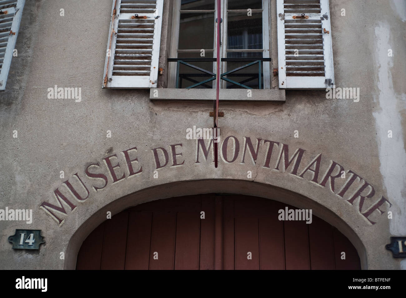 Montmartre Museum Sign Paris High Resolution Stock Photography and ...