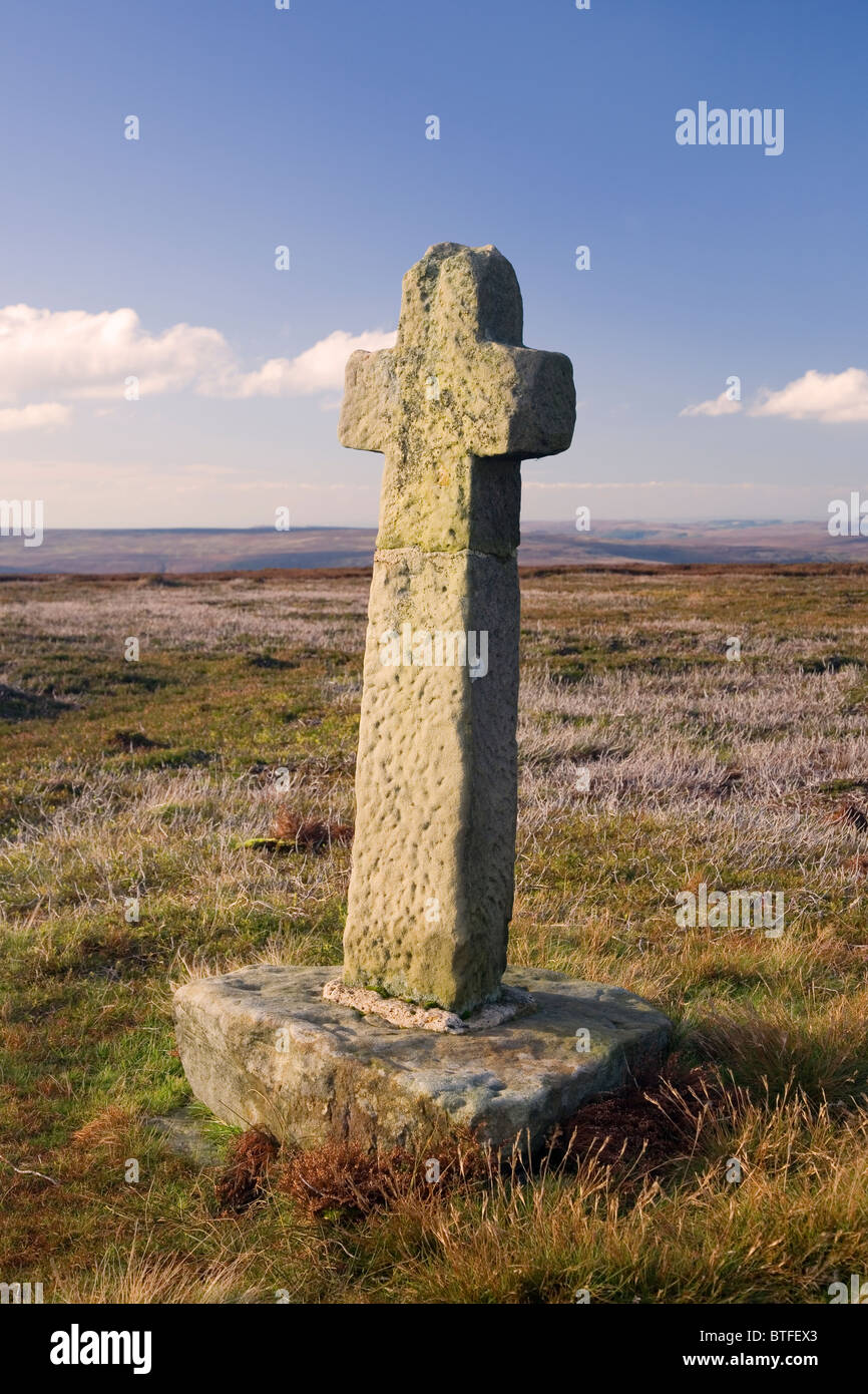 Old Ralph Cross, Westerdale Moor, North York Moors National Park, North ...