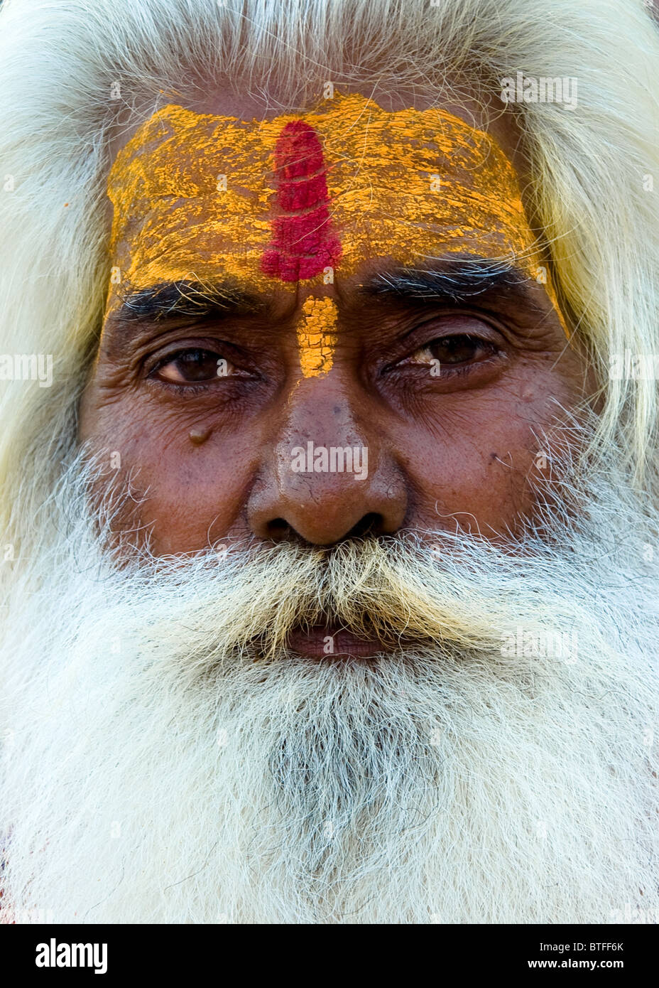 Holy Man, Varanasi, India Stock Photo - Alamy