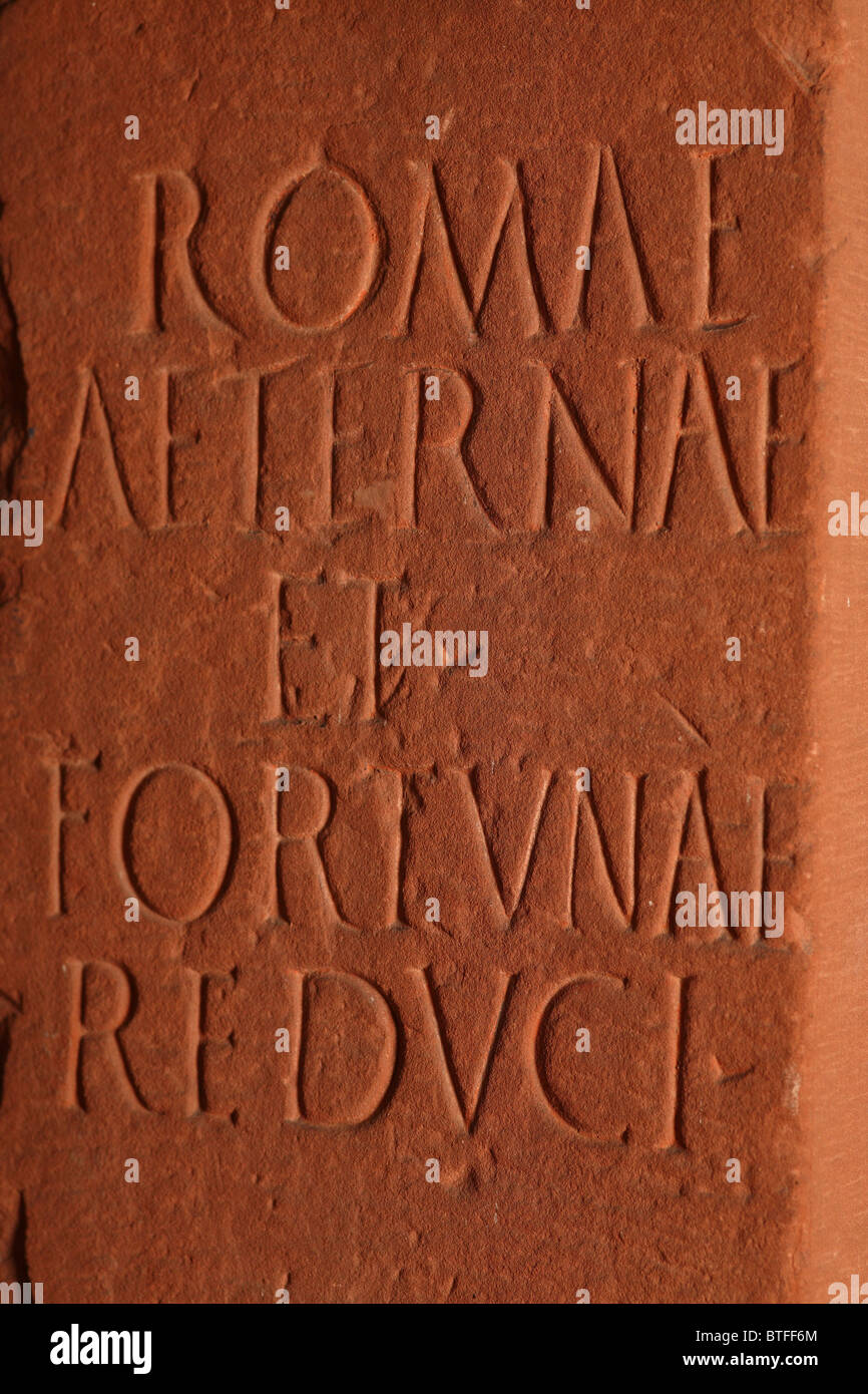 Roman alter stone Stock Photo - Alamy