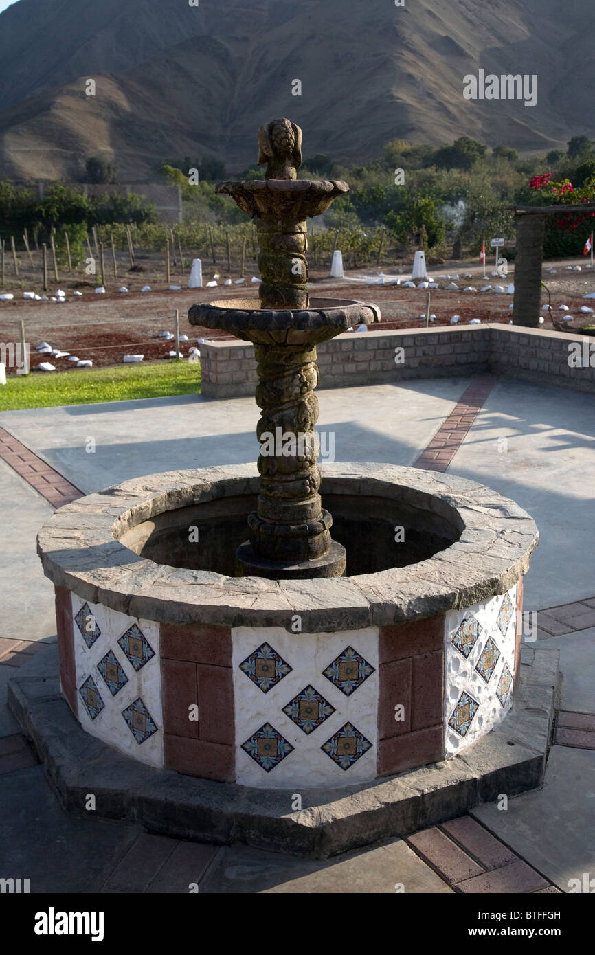 The El Sarcay de Azpitia vineyards and Pisco distillery south of Lima ...