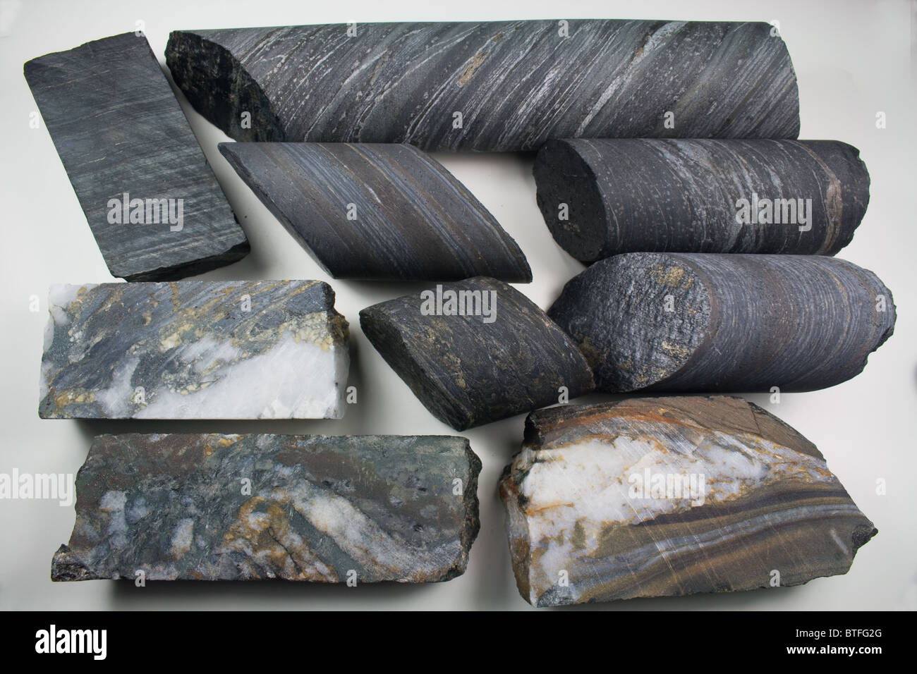 Rock core samples hi-res stock photography and images - Alamy