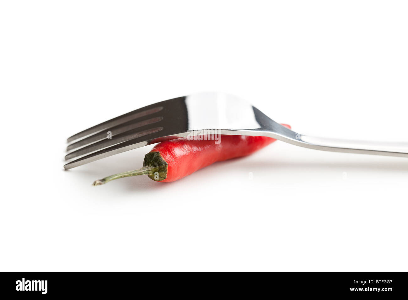 Chilli on fork hi-res stock photography and images - Alamy