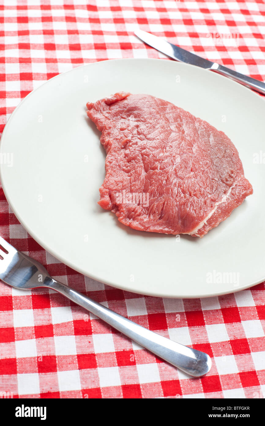 Fillet beef steak plate hi-res stock photography and images - Alamy