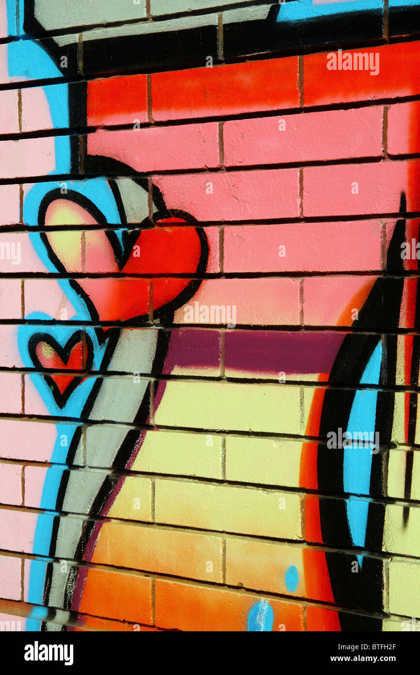 Bright graffiti hi-res stock photography and images - Alamy