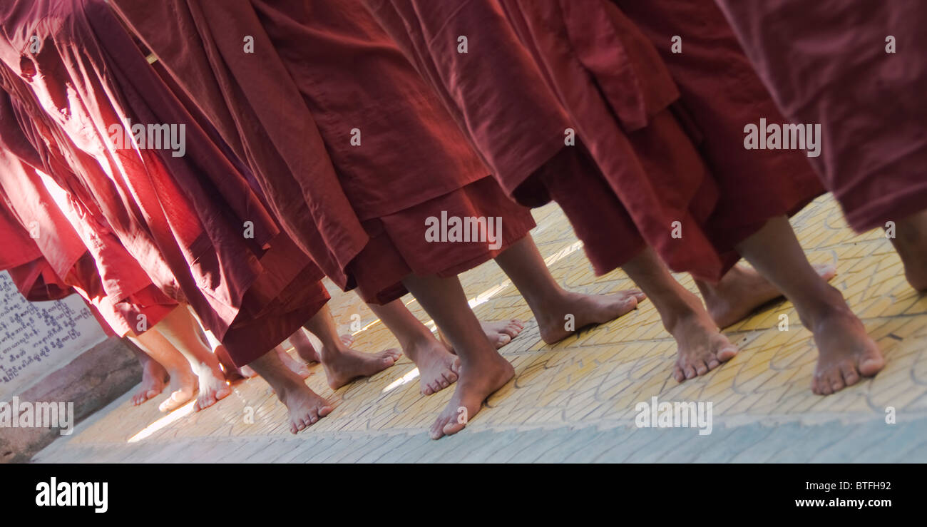 Monk Carrying Bowl Of Rice High Resolution Stock Photography and Images ...