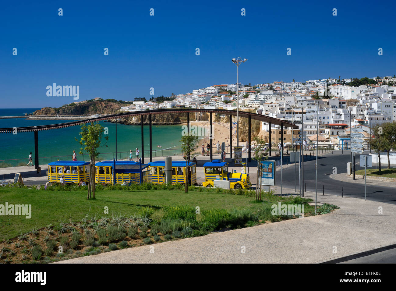 Albufeira algarve portugal tourist street hi-res stock photography and ...
