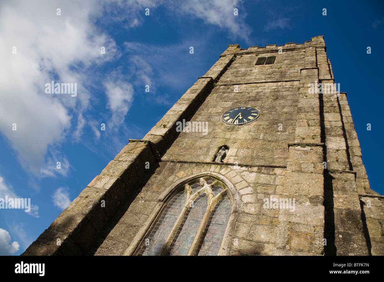 Church of Widecombe-in-the-Moor Stock Photo - Alamy