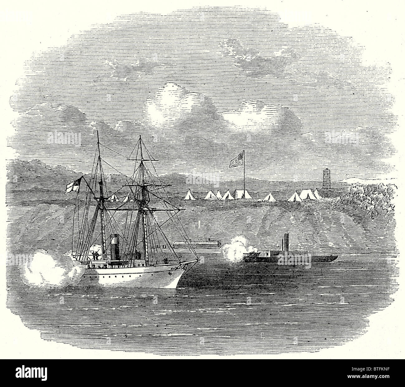 Civil war steamboat hi-res stock photography and images - Alamy