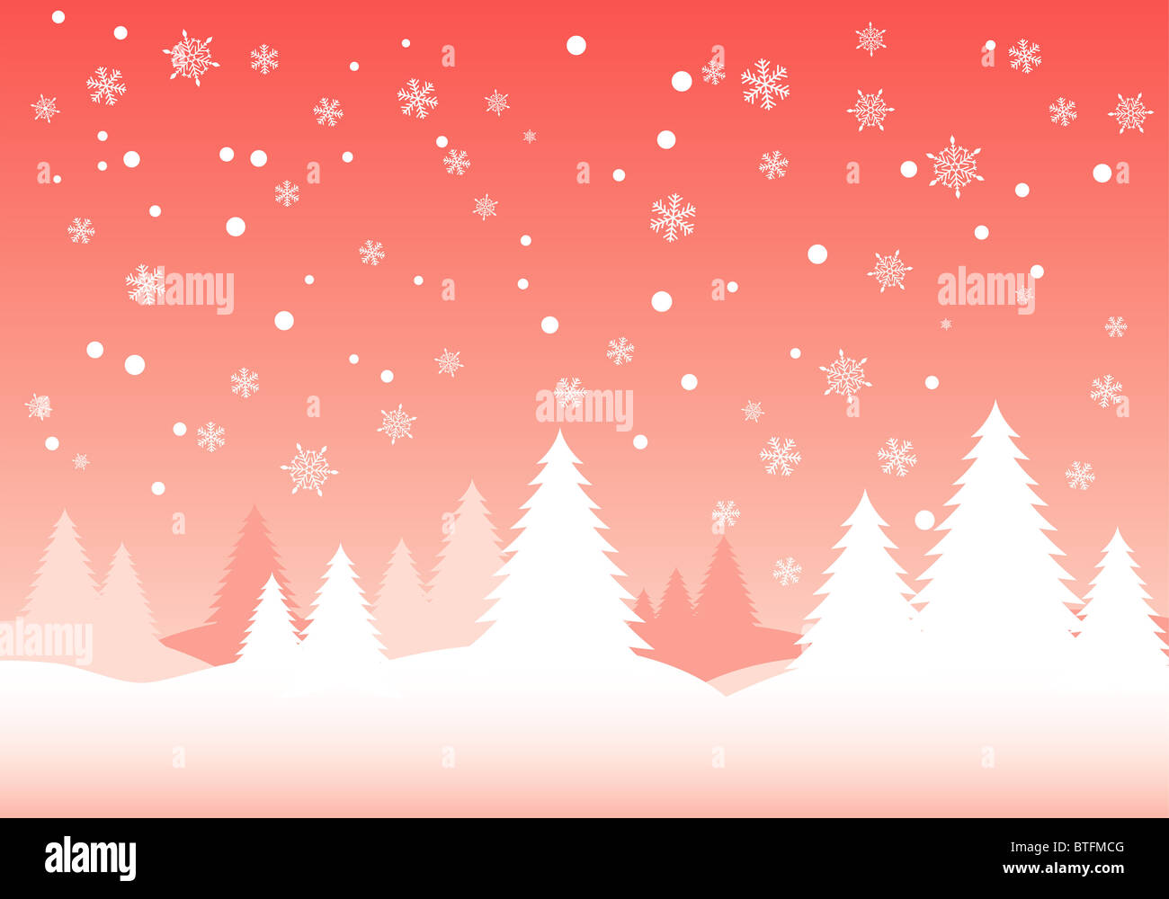 Christmas Background with Tree and Snowflake, element for design ...
