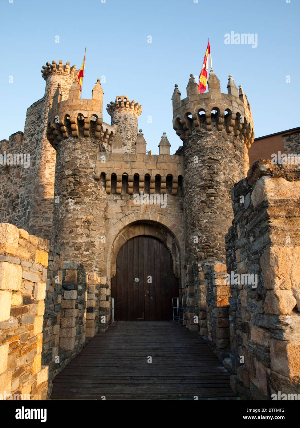 Castle of Ponferrada Stock Photo - Alamy