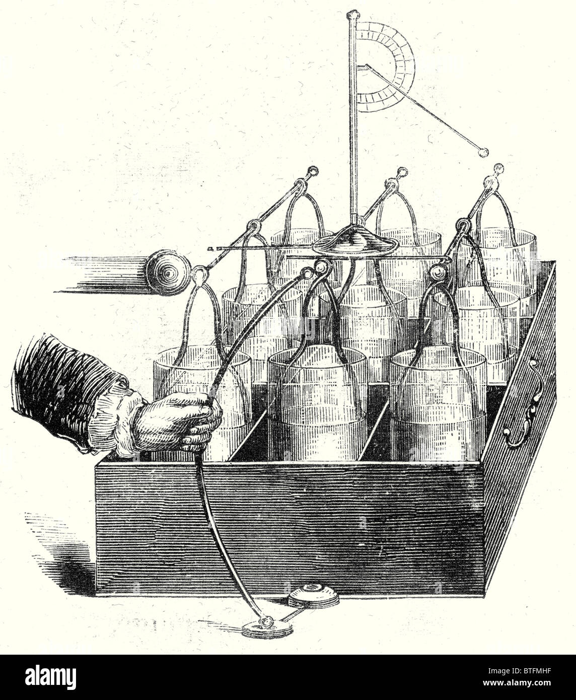 Electric battery 19th century hi-res stock photography and images - Alamy