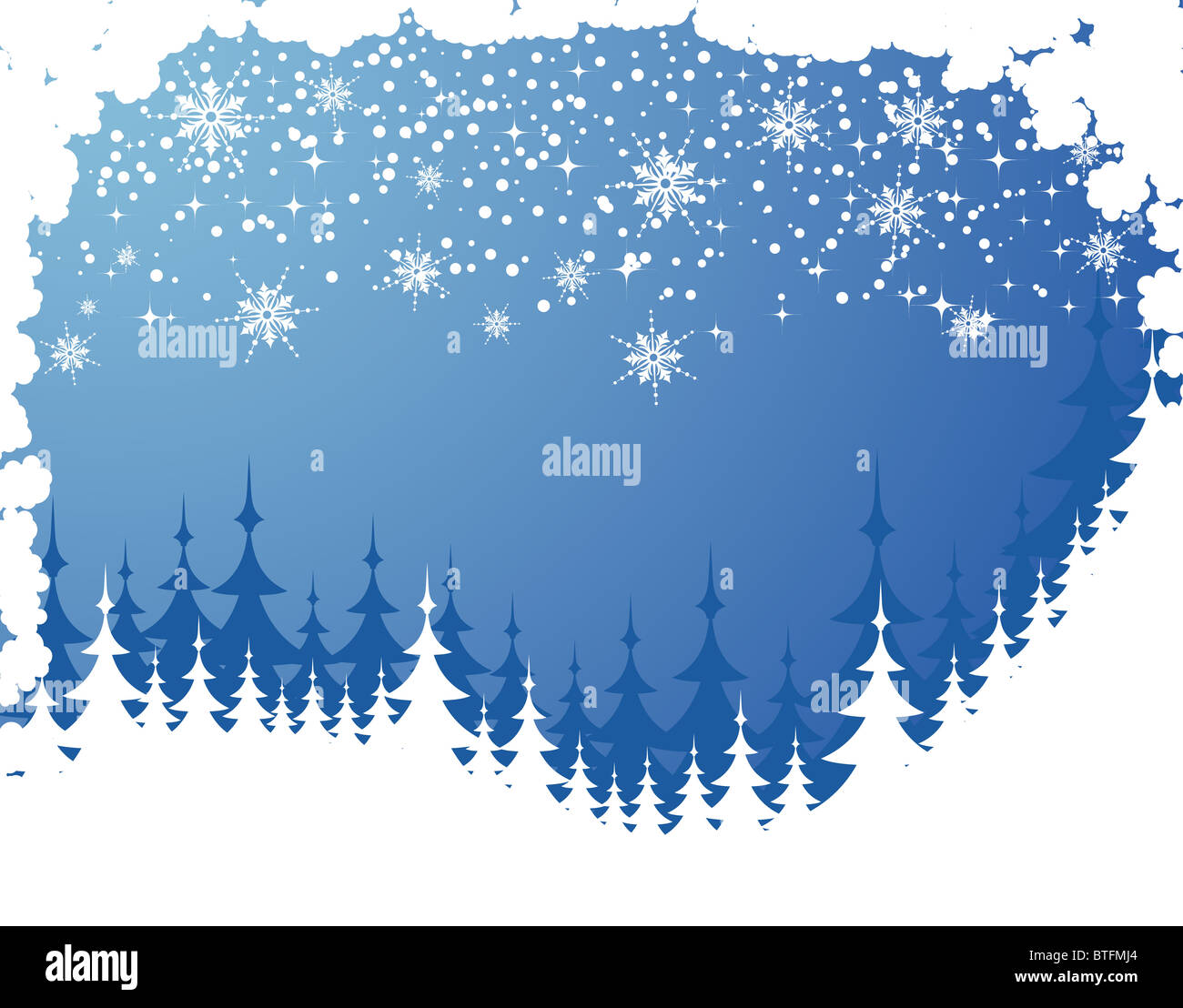 Abstract christmas background with snow, element for design, vector ...