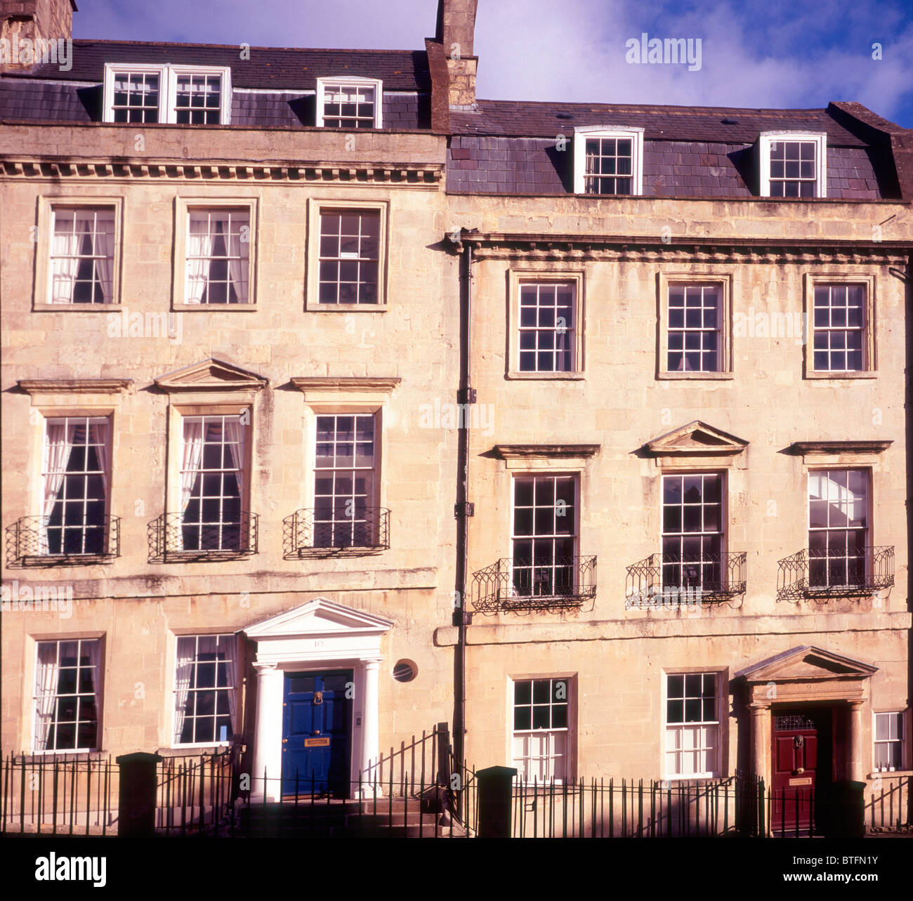 Georgian buildings Lansdown Hill Bath Somerset England Stock Photo - Alamy