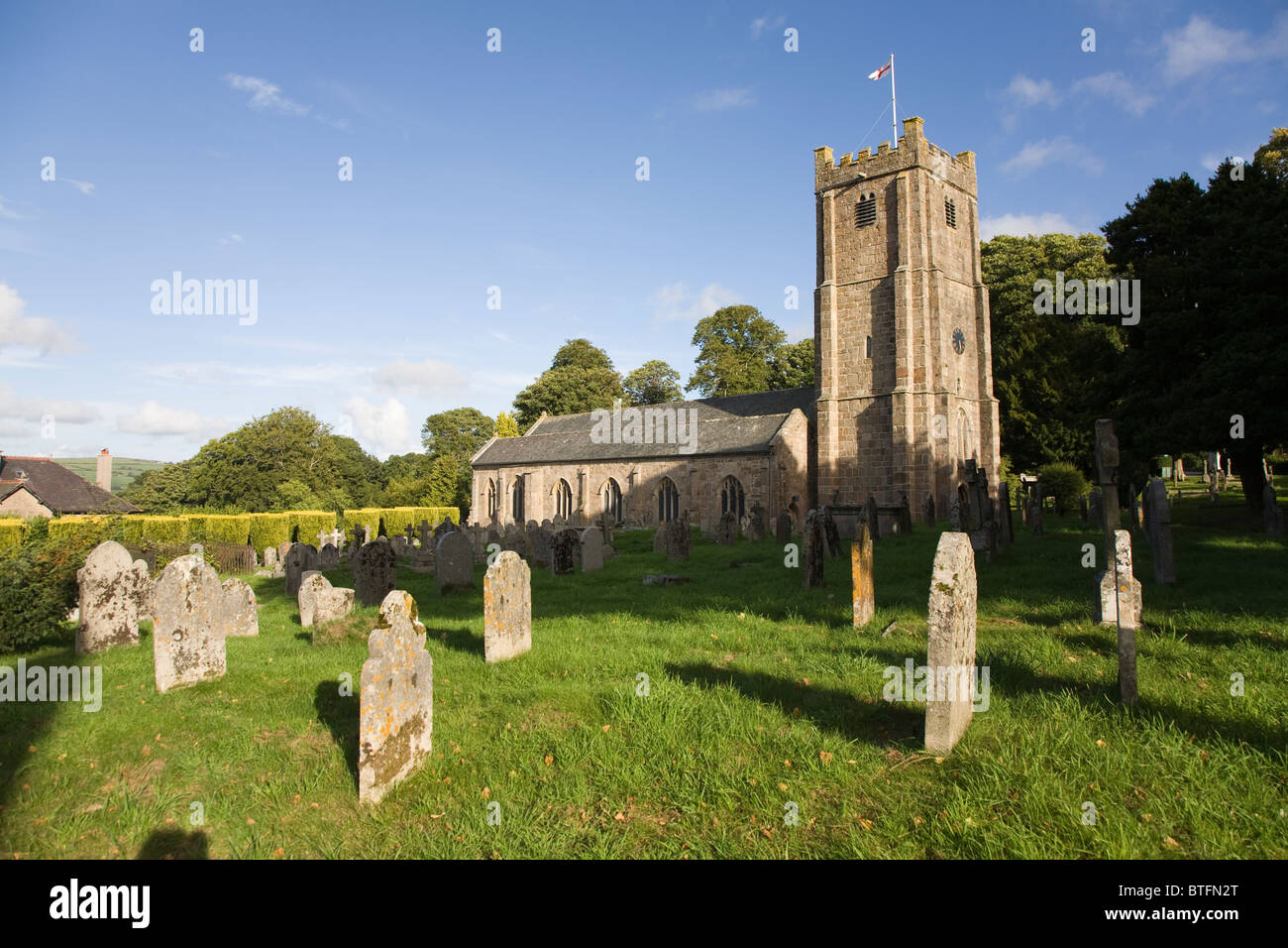 Church of Michael Archangel, Chagford, Britain Stock Photo - Alamy