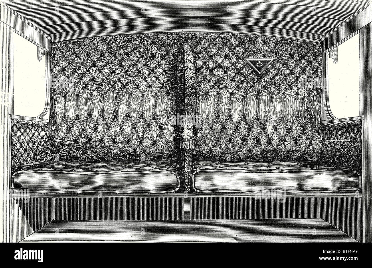 Alarm bell of the train wagons of the Northern railway Stock Photo - Alamy