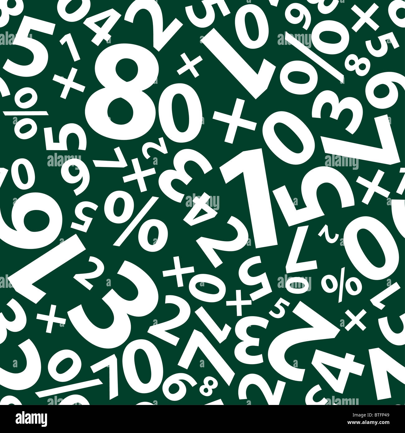 Seamless number background, element for design, vector illustration ...