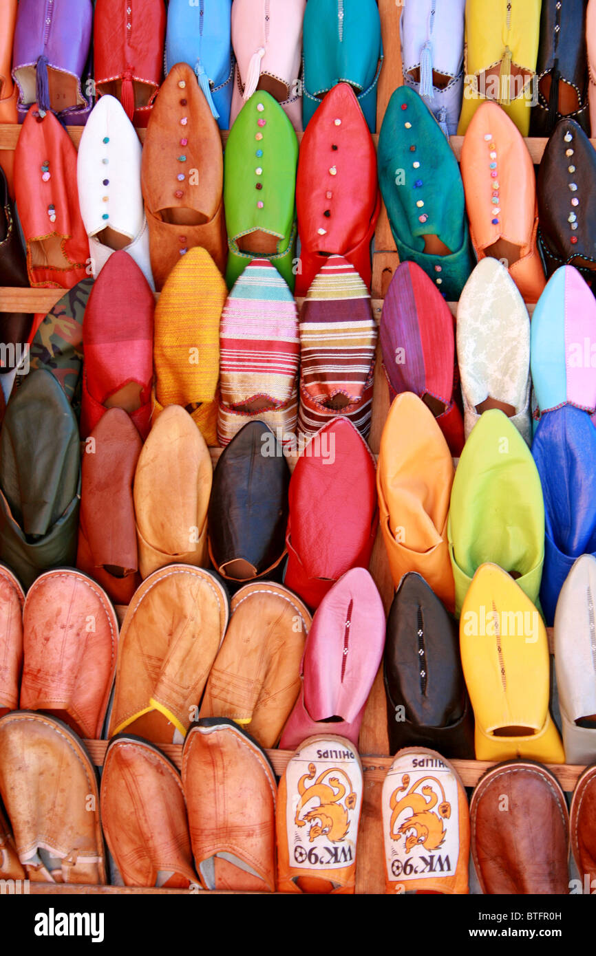 Traditional moroccan slippers hi-res stock photography and images - Alamy