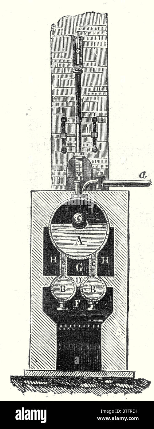 Cross section of the hearth Stock Photo - Alamy