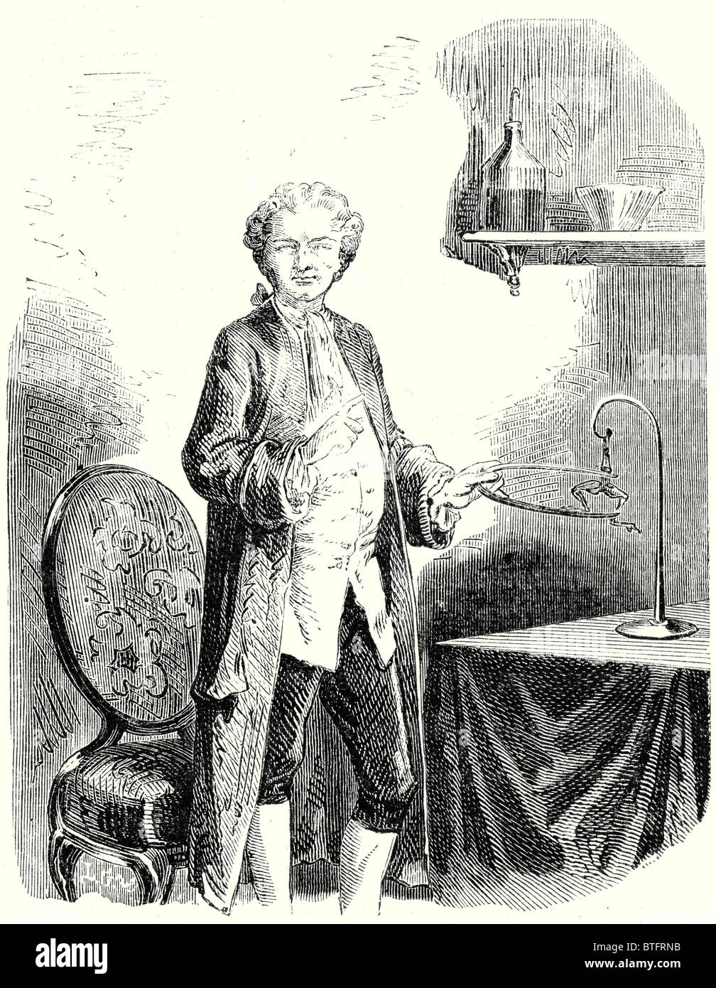 Galvani frog experiment hi-res stock photography and images - Alamy