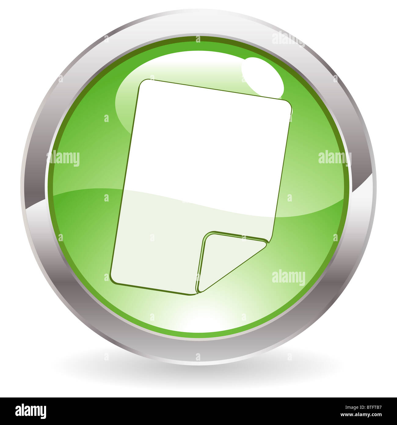 Three Dimensional circle button with Note icon, vector illustration ... Three Dimensional circle button with Note icon, vector illustration ...