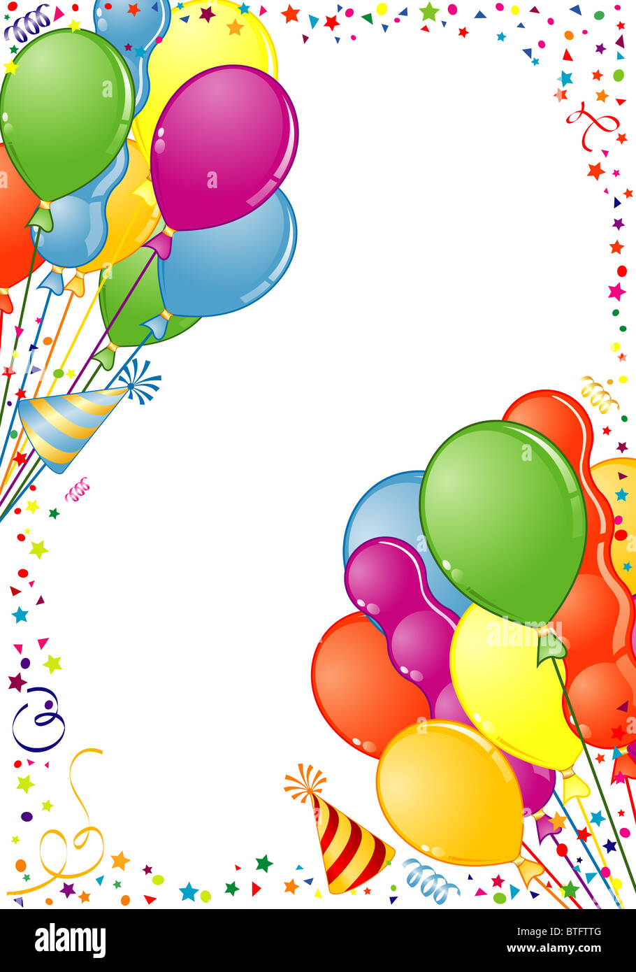 Birthday Party Borders And Frames