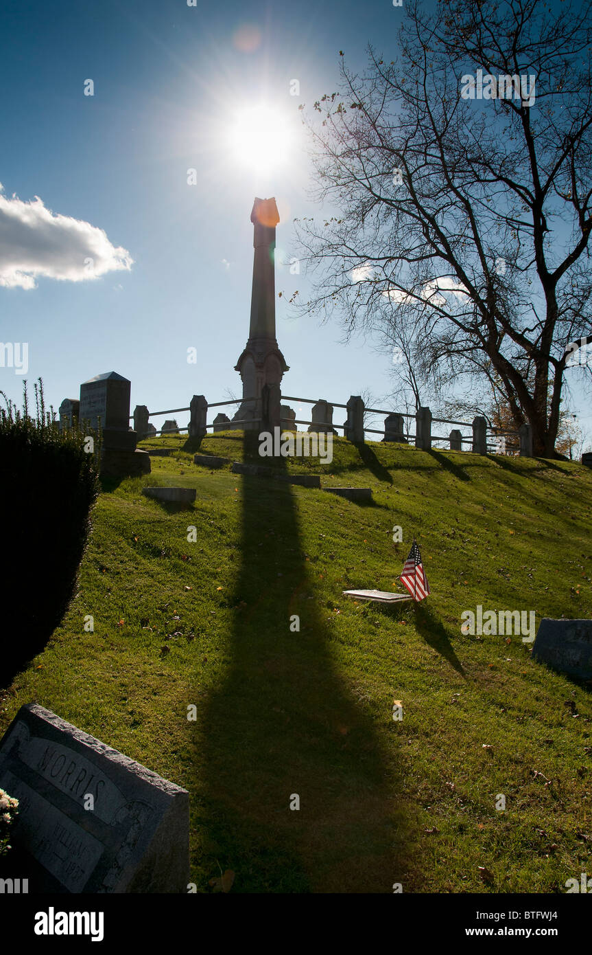 Cemetery in the town of Conesus, NY USA Stock Photo - Alamy