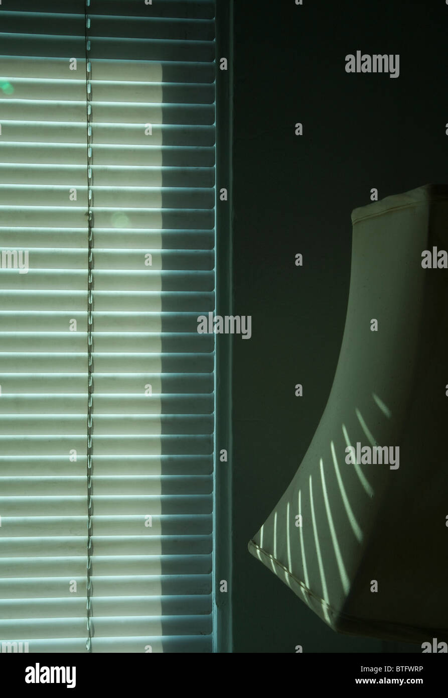 interior shade and lamp shade monochromatic, graphic Stock Photo - Alamy