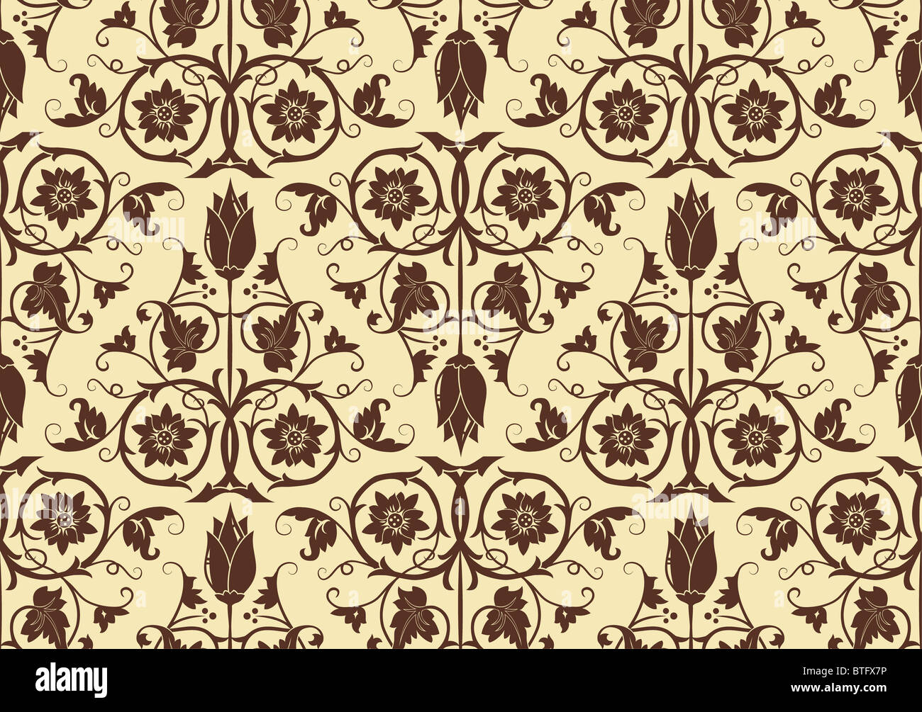 Flower seamless pattern, element for design, vector illustration Stock ...