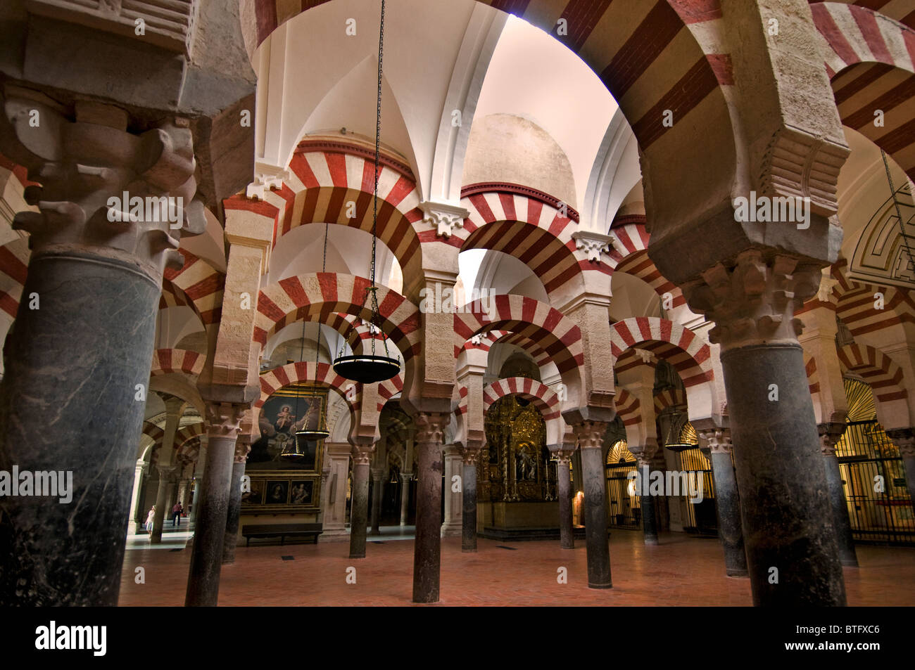 Mezquita Moorish Mosque Cathedral Catholic Cordoba Spain Spanish Stock ...