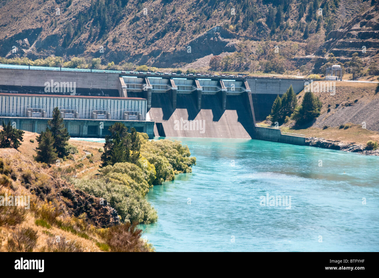 Waitaki Dam,Waitaki River,Hydro Electric Power,Catlins,South Island,New ...