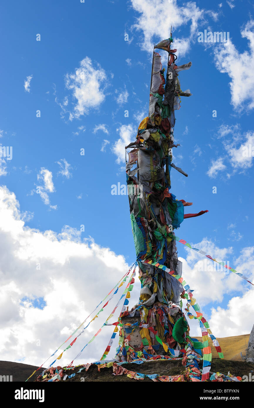 Tibetan Prayer flags Stock Photo - Alamy