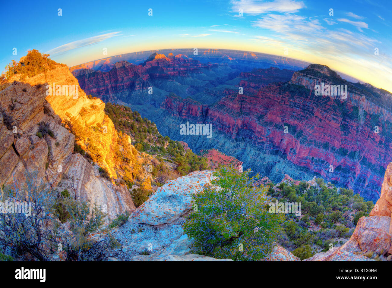Canyon sunset hi-res stock photography and images - Alamy